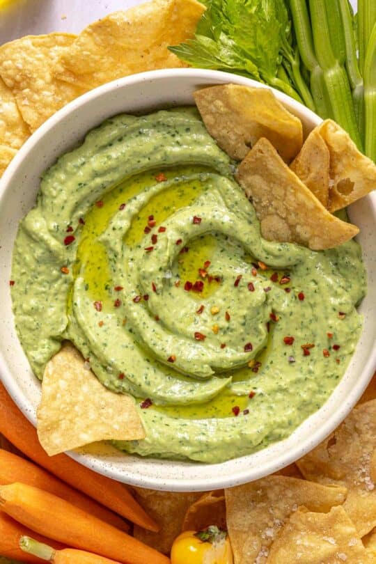 Creamy Avocado Dip - Kim's Cravings