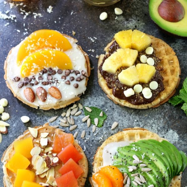 Easy Fruit Waffle Snacks - Kim's Cravings