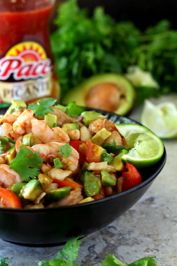 Shrimp Avocado Salsa - Kim's Cravings