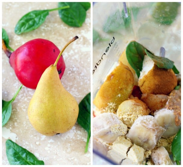 Holiday Detox Pear Smoothie - Kim's Cravings