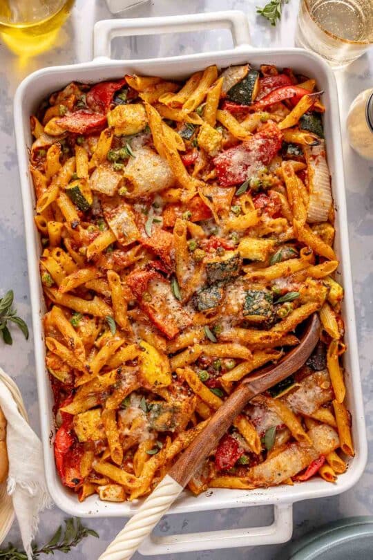 Roasted Vegetable Pasta - Kim's Cravings