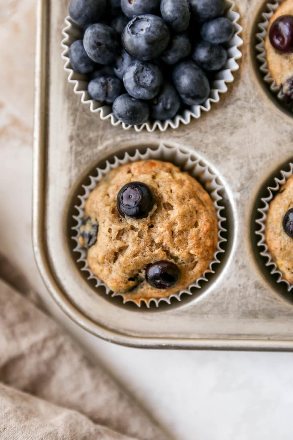 Healthy Blueberry Banana Muffins - Kim's Cravings