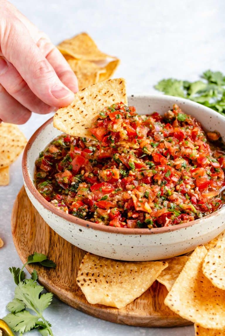 Best Homemade Salsa Ever! - Kim's Cravings