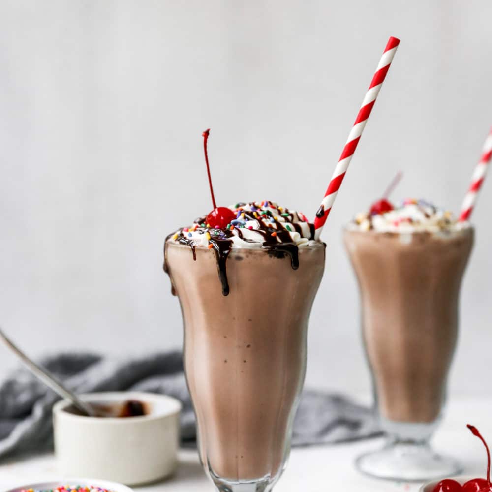 Double Chocolate Milkshake - Kim's Cravings
