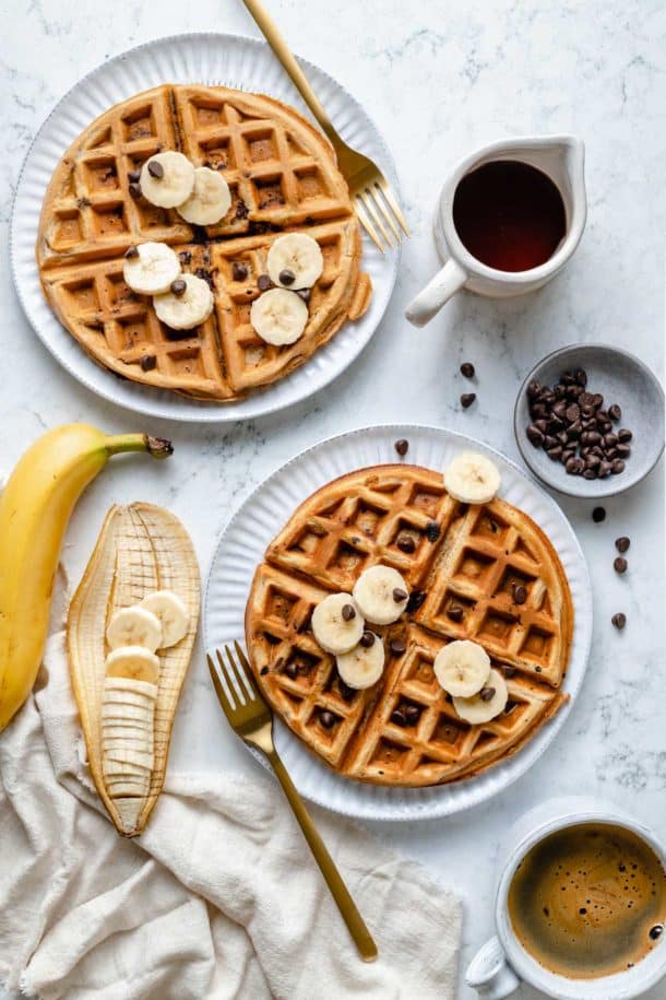 Banana Waffles - Kim's Cravings