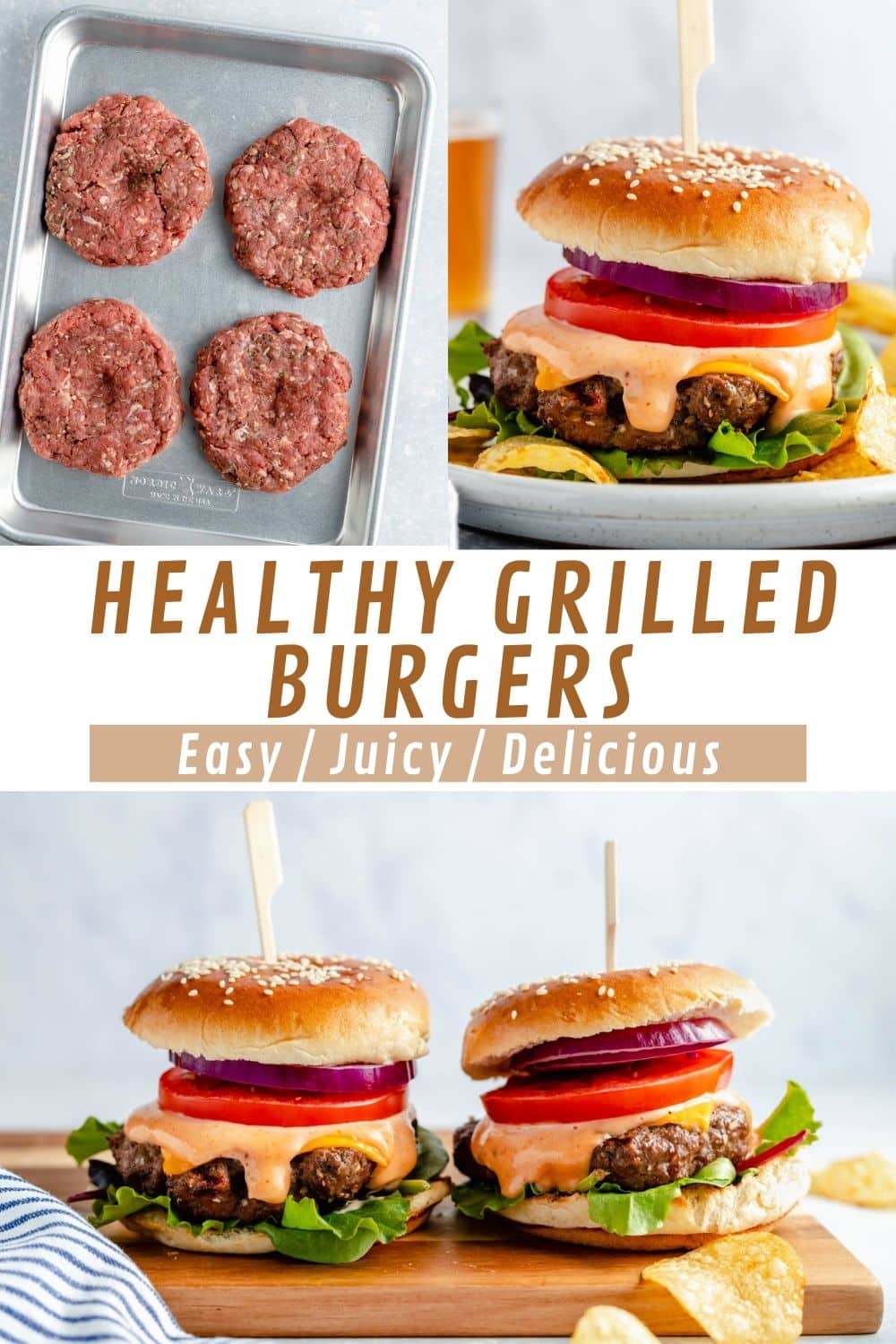 Healthy Burgers - Kim's Cravings