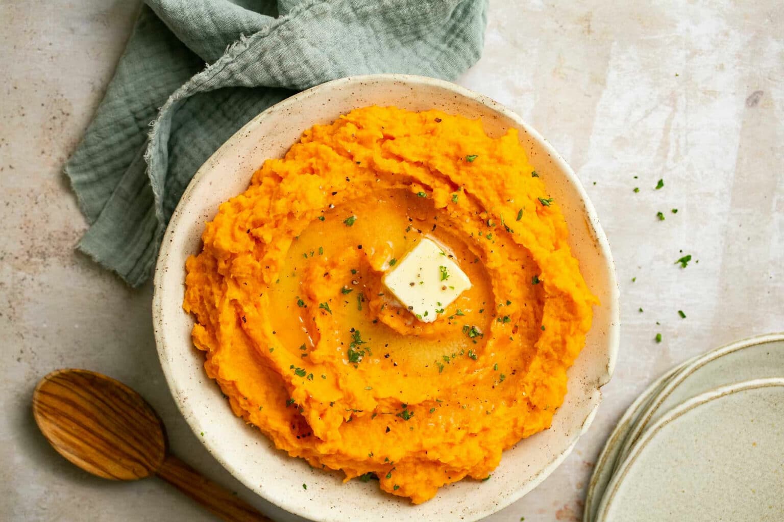 Mashed Sweet Potatoes - Kim's Cravings