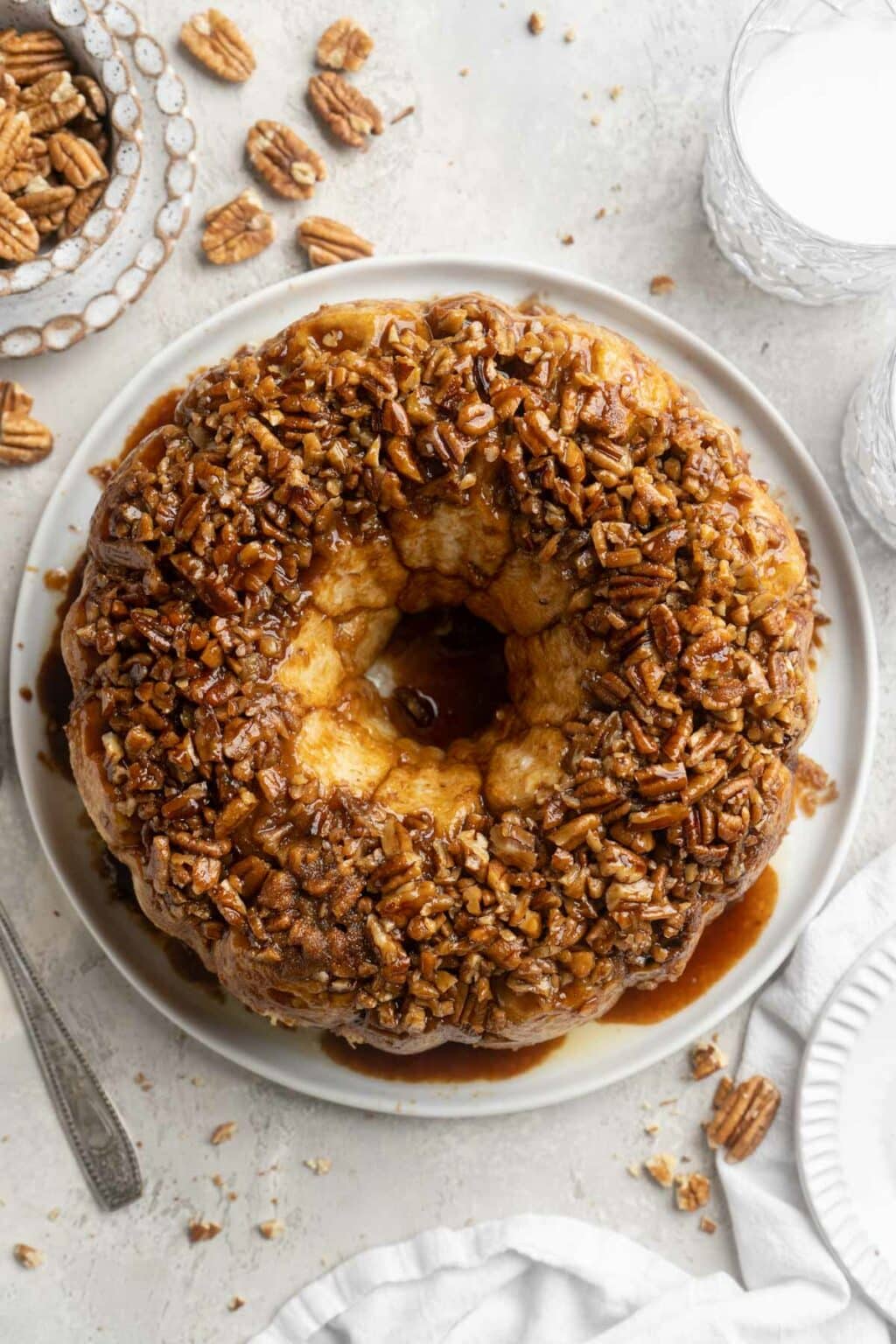 Sticky Pecan Monkey Bread - Kim's Cravings