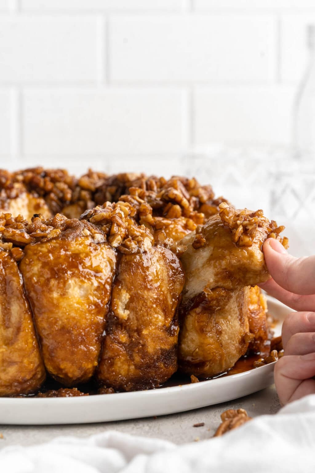 Sticky Pecan Monkey Bread - Kim's Cravings