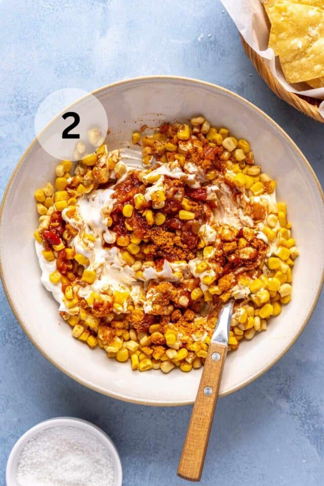 Greek Yogurt Corn Dip - Kim's Cravings