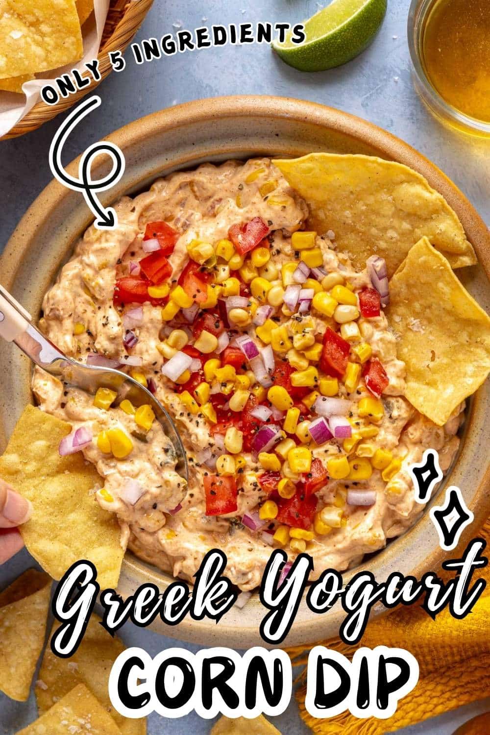 Greek Yogurt Corn Dip - Kim's Cravings
